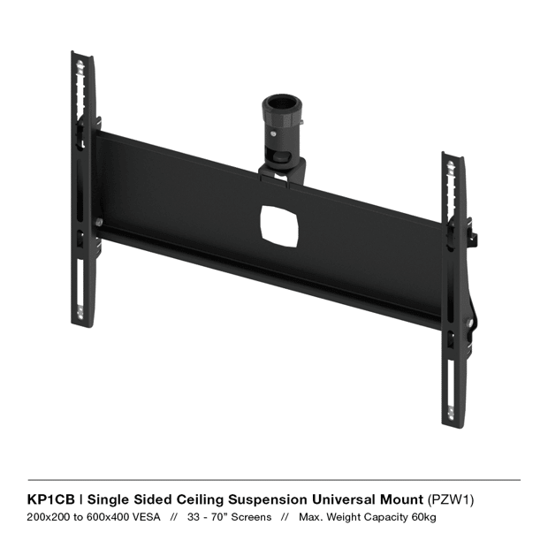 UNICOL | Ceiling Suspended PZW3 Universal Mount (KP1CB)
