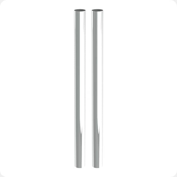 UNICOL | 1000mm Pair of Chrome Columns (1000x2)