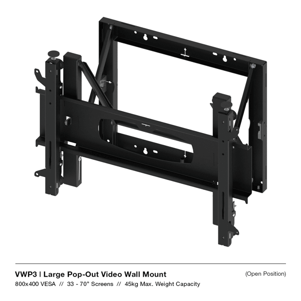 UNICOL | Adapta-Wall Large Pop Out Video Wall Mount (VWP3)